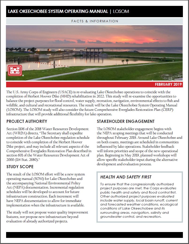 Lake Okeechobee System Operating Manual (LOSOM)